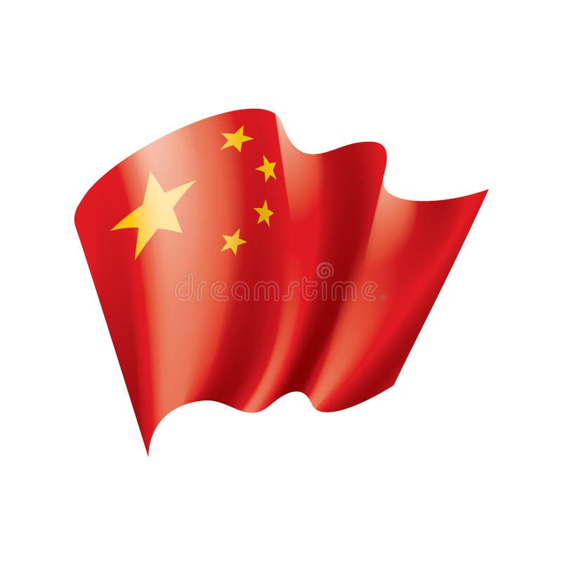 Bandera De China, Ejemplo Del Vector Ilustración del Vector ...