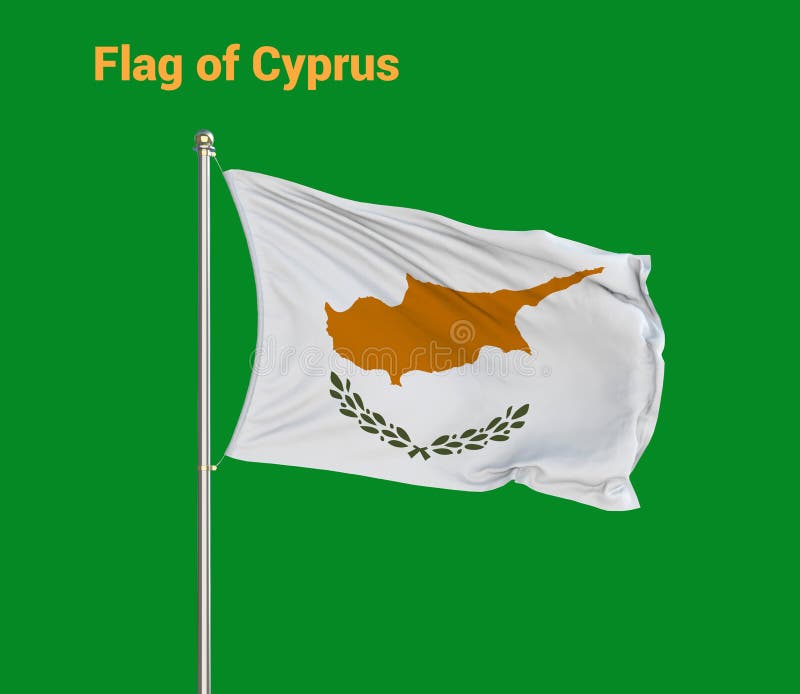 Bandera De Chipre Chipre Bandera Nacional De Chipre. Abanderamiento De ...