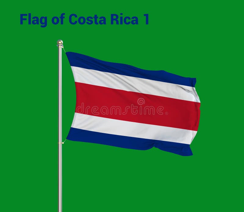 Bandera De Costa Rica 1 Costa Rica 1 Bandera Nacional De Costa Rica 1 ...