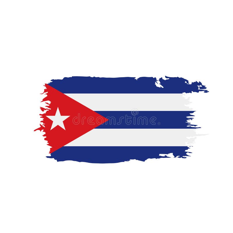 Bandera De Cuba, Ejemplo Del Vector Ilustración del Vector ...