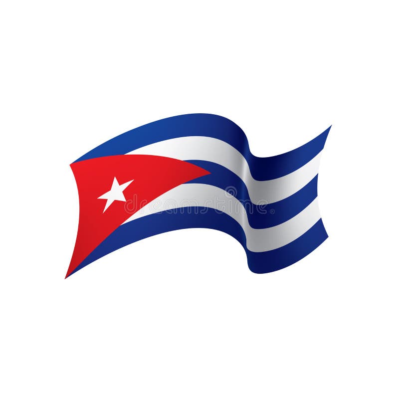 Bandera De Cuba, Ejemplo Del Vector Ilustración del Vector ...