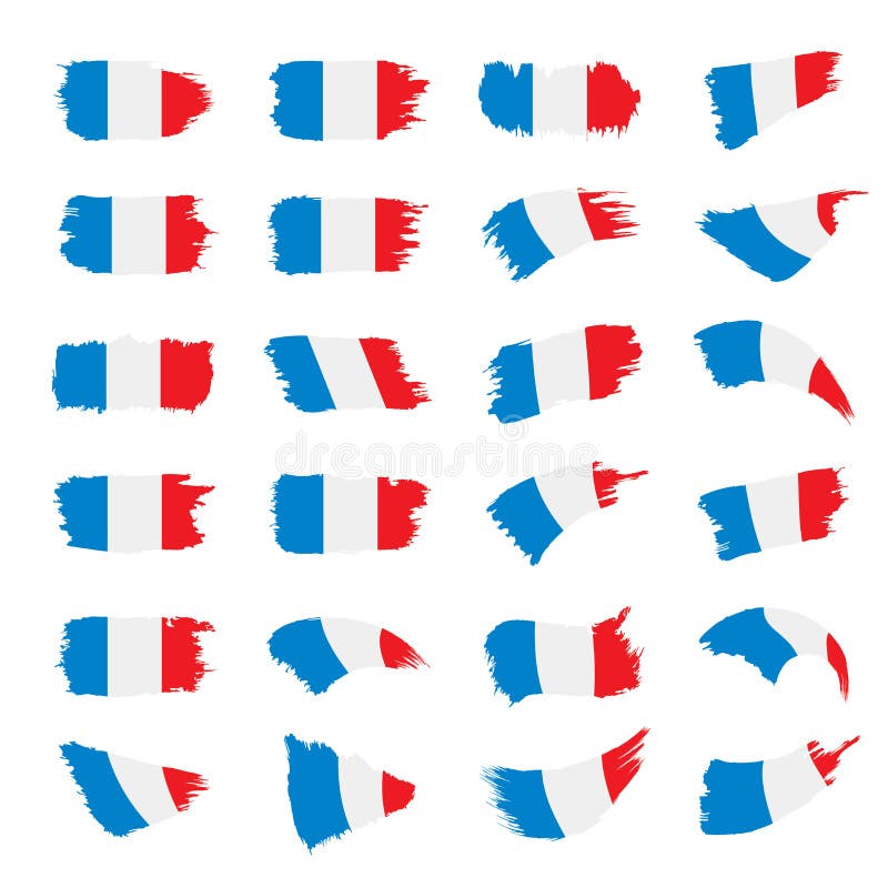 Bandera De Francia, Ejemplo Del Vector Ilustración del Vector ...