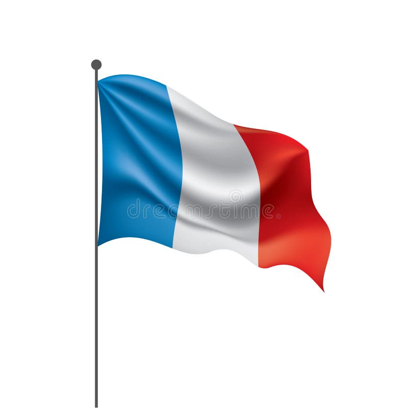 Bandera De Francia, Ejemplo Del Vector Ilustración del Vector ...
