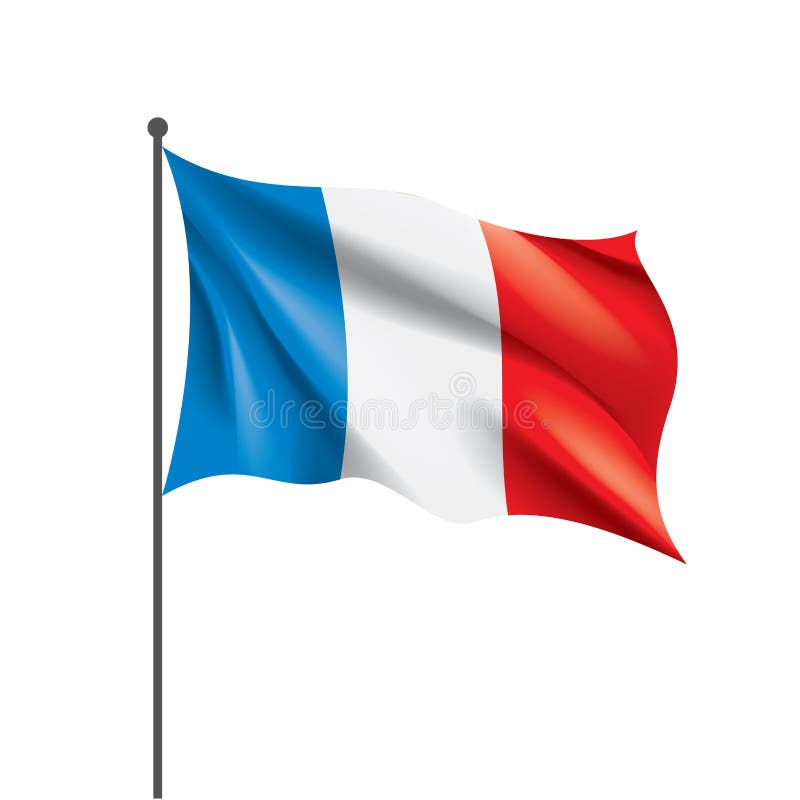 Bandera De Francia, Ejemplo Del Vector Ilustración del Vector ...