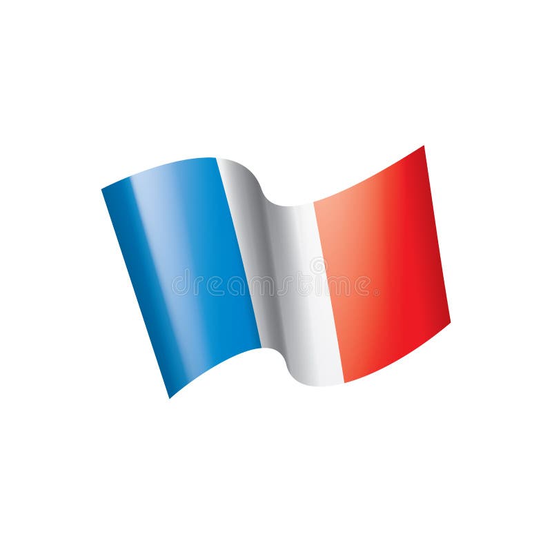 Bandera De Francia, Ejemplo Del Vector Ilustración del Vector ...