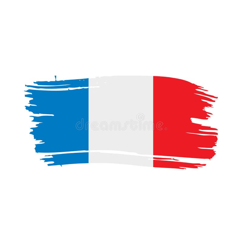 Bandera De Francia, Ejemplo Del Vector Ilustración del Vector ...
