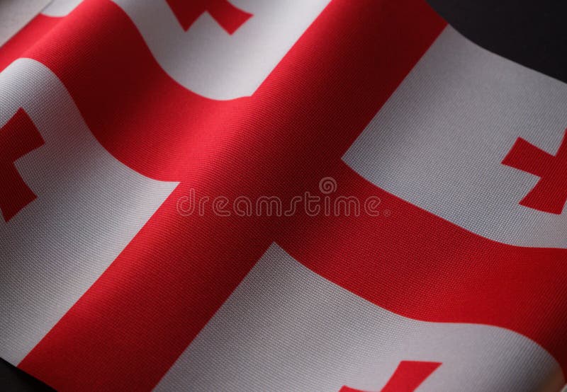 Bandera de georgia imagen de archivo. Imagen de libertad - 268615327