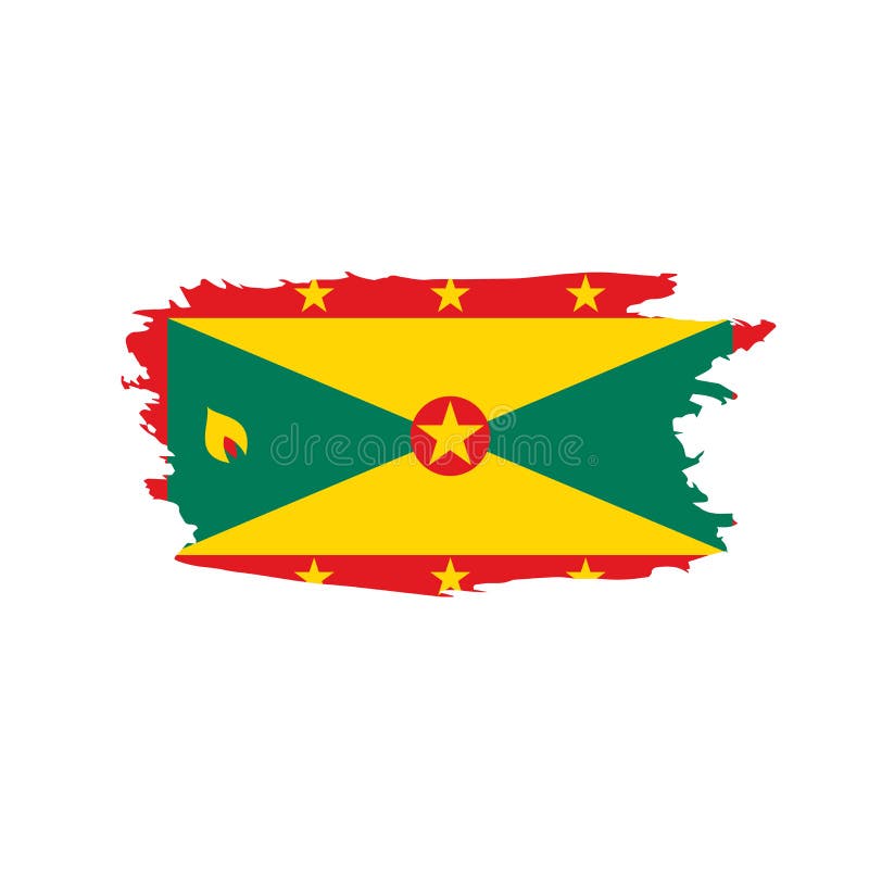 Bandera De Grenada, Ejemplo Del Vector Ilustración del Vector ...