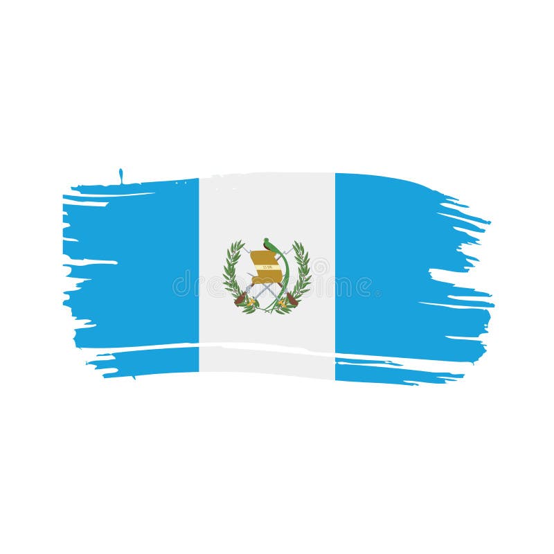 Bandera De Guatemala, Ejemplo Del Vector Ilustración del Vector ...