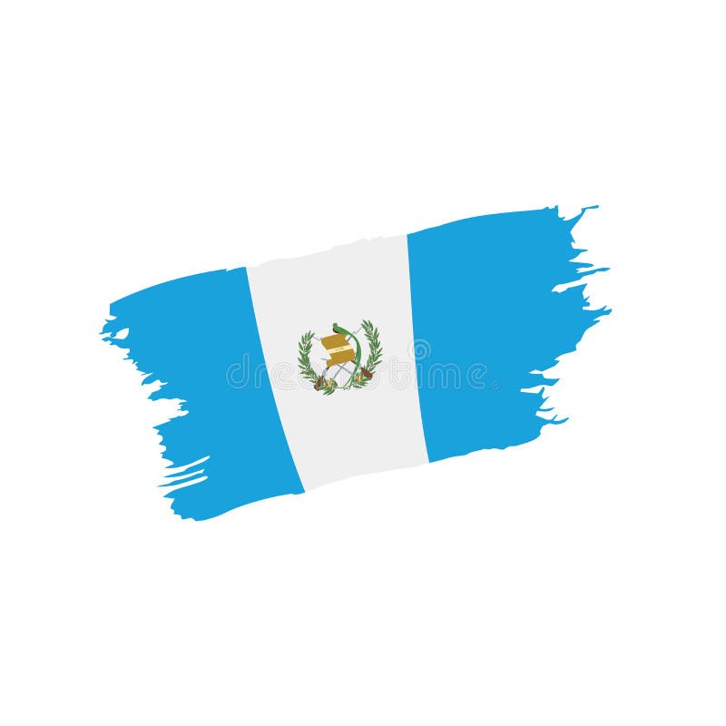 Bandera De Guatemala, Ejemplo Del Vector Ilustración del Vector ...