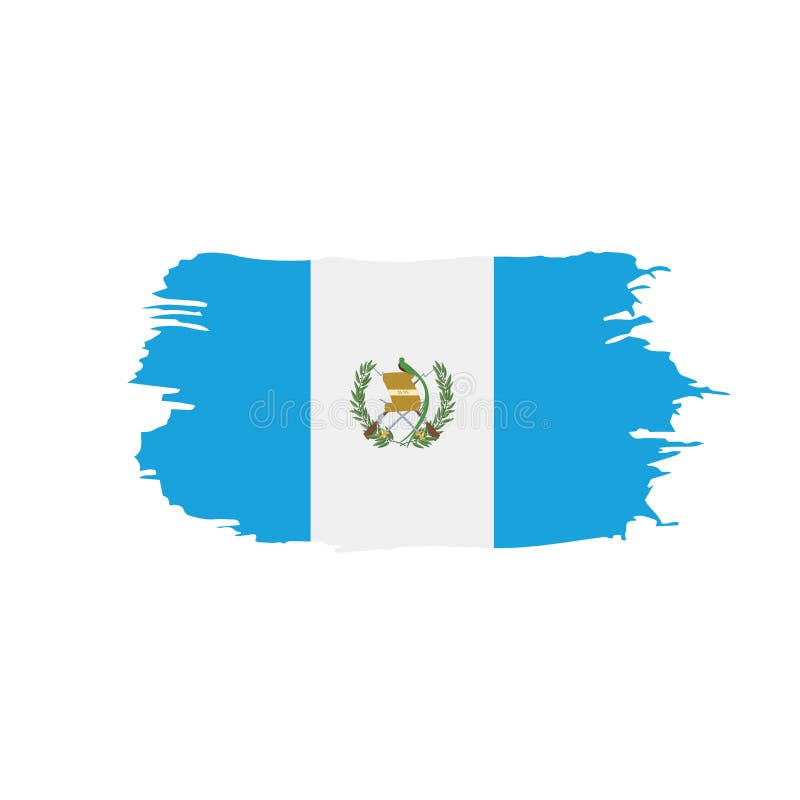 Bandera De Guatemala, Ejemplo Del Vector Ilustración del Vector ...