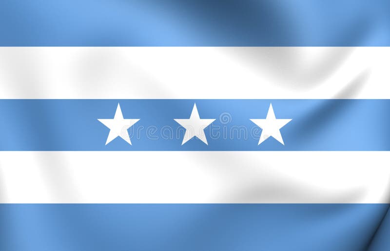 Bandera De Guayaquil, Ecuador Stock de ilustración - Ilustración de ...