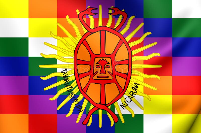 Bandera de Inca Empire stock de ilustración. Ilustración de indicador ...