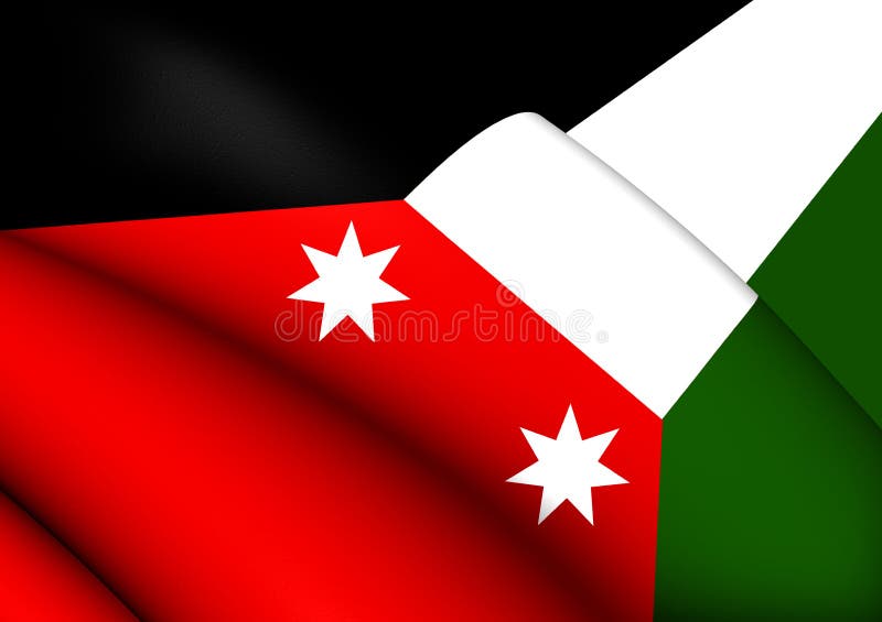 Bandera de Iraq 1924-1959 stock de ilustración. Ilustración de asia ...