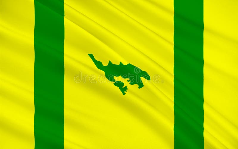 Bandera De Isla Culebra, Puerto Rico, Los E.E.U.U. Stock de ilustración ...