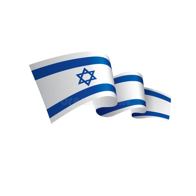 Bandera De Israel, Ejemplo Del Vector Ilustración del Vector ...