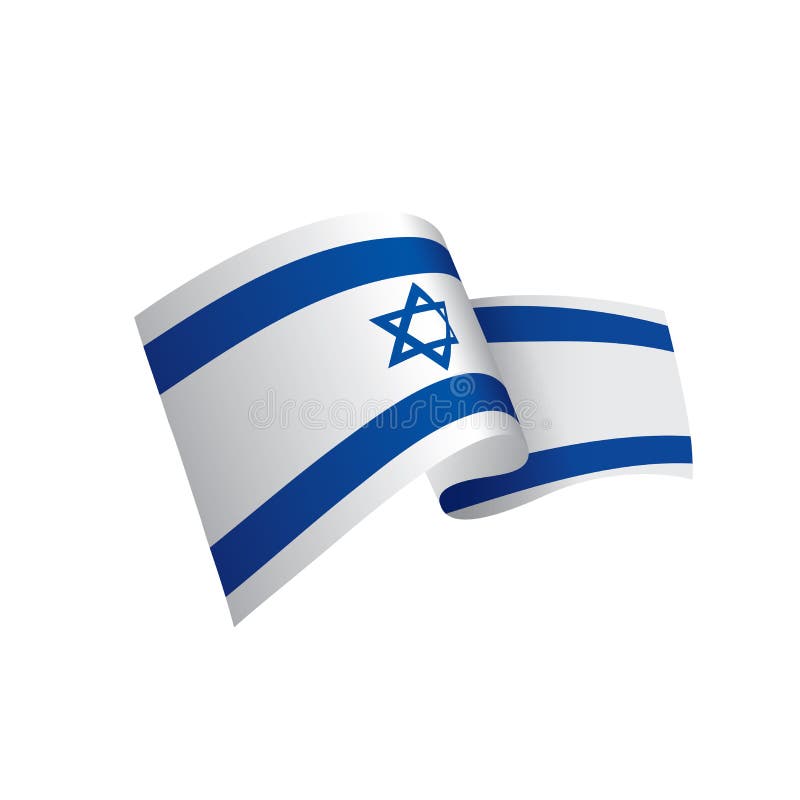 Bandera De Israel, Ejemplo Del Vector Ilustración del Vector ...