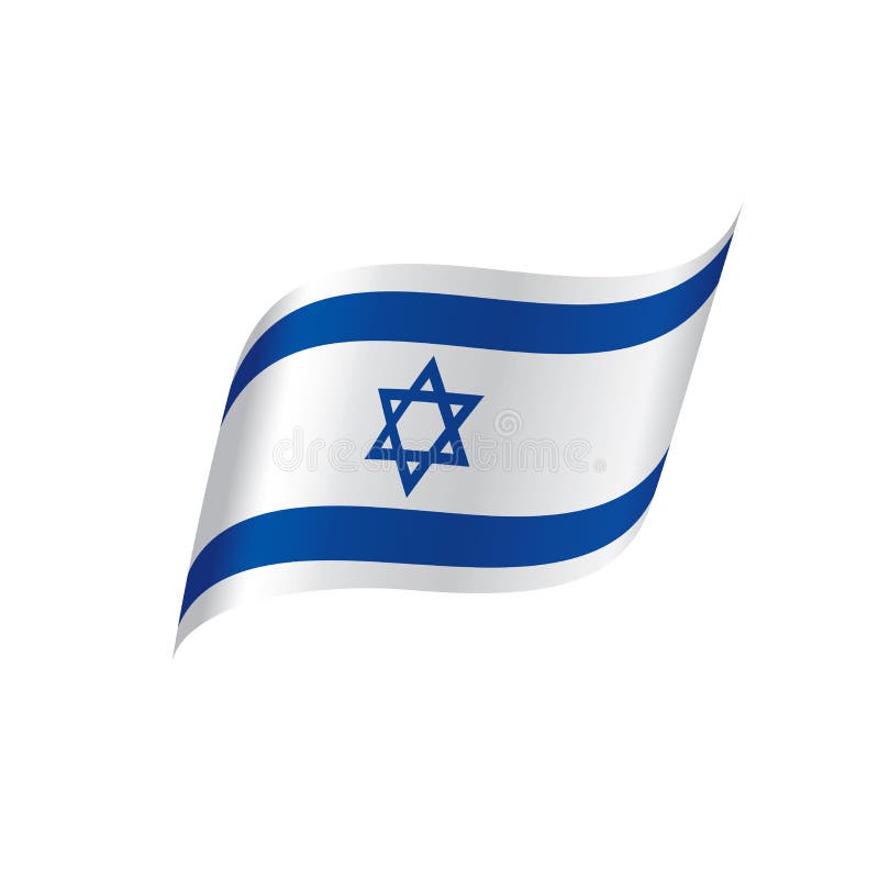 Bandera De Israel, Ejemplo Del Vector Ilustración del Vector ...