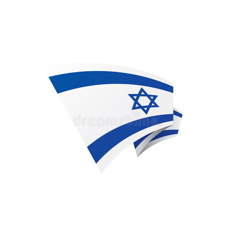 Bandera De Israel, Ejemplo Del Vector Ilustración del Vector ...