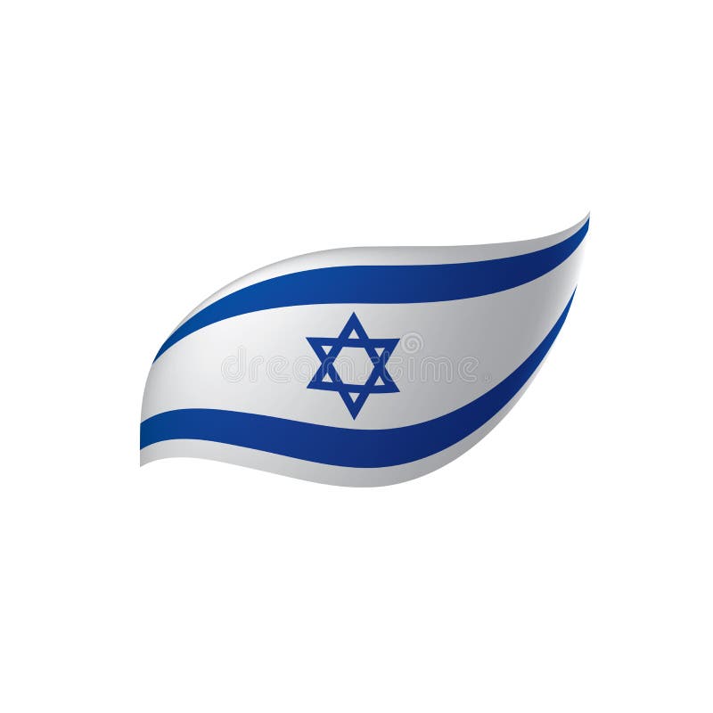 Bandera De Israel, Ejemplo Del Vector Ilustración del Vector ...