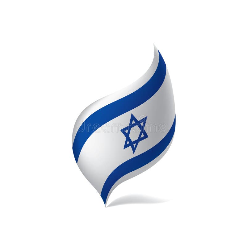 Bandera De Israel, Ejemplo Del Vector Ilustración del Vector ...