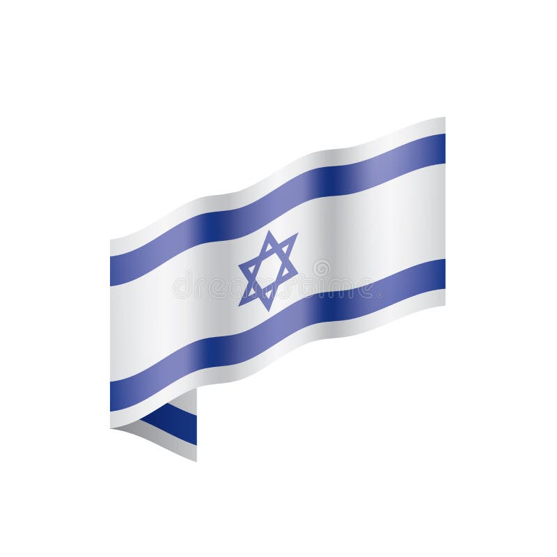 Bandera De Israel, Ejemplo Del Vector Ilustración del Vector ...