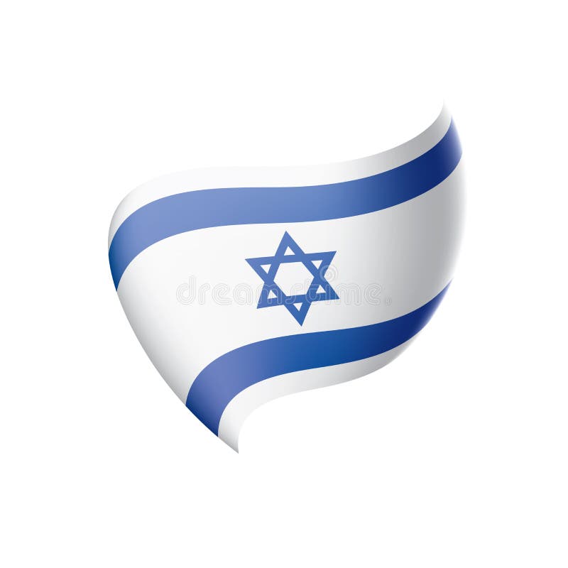 Bandera De Israel, Ejemplo Del Vector Ilustración del Vector ...