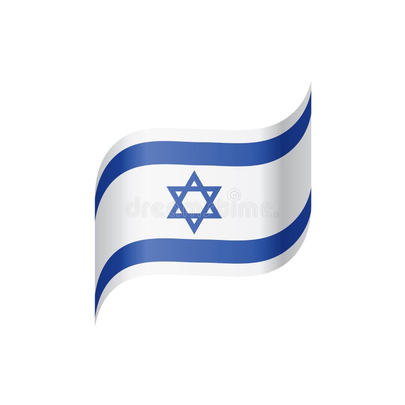 Bandera De Israel, Ejemplo Del Vector Ilustración del Vector ...