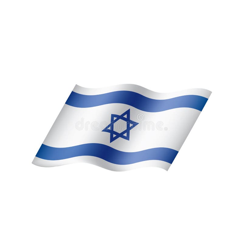Bandera De Israel, Ejemplo Del Vector Ilustración del Vector ...