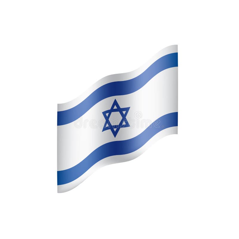 Bandera De Israel, Ejemplo Del Vector Ilustración del Vector ...