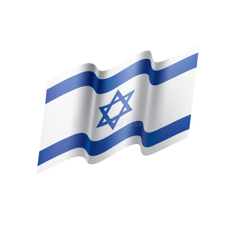 Bandera De Israel, Ejemplo Del Vector Ilustración del Vector ...