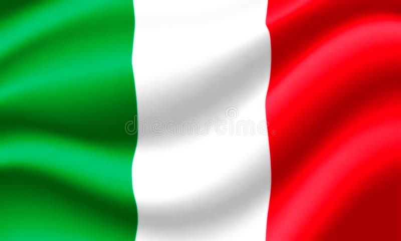 Bandera Italiana Ondeando Gif