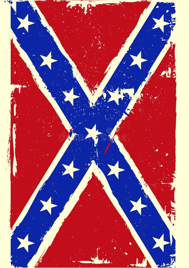 Bandera De La Confederación Stock de ilustración - Ilustración de ...