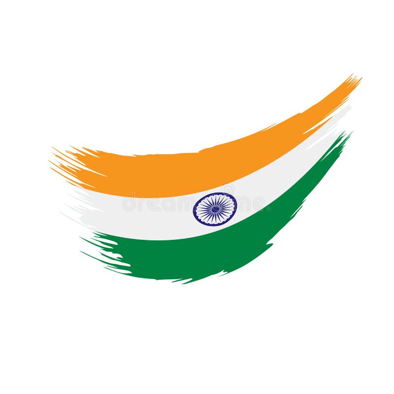 Bandera De La India, Ejemplo Del Vector Ilustración del Vector ...