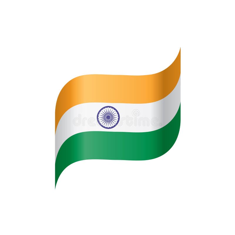 Bandera De La India, Ejemplo Del Vector Ilustración del Vector ...