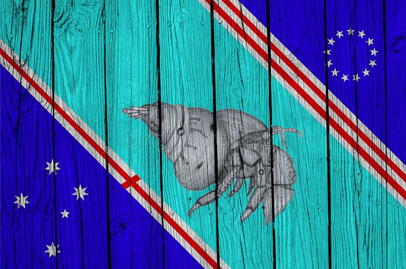 Bandera De Baker Island En Papel Antiguo Foto de archivo - Imagen de ...