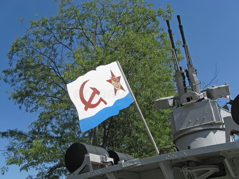 Bandera De La Marina De Guerra Rusa Imagen de archivo - Imagen de ...