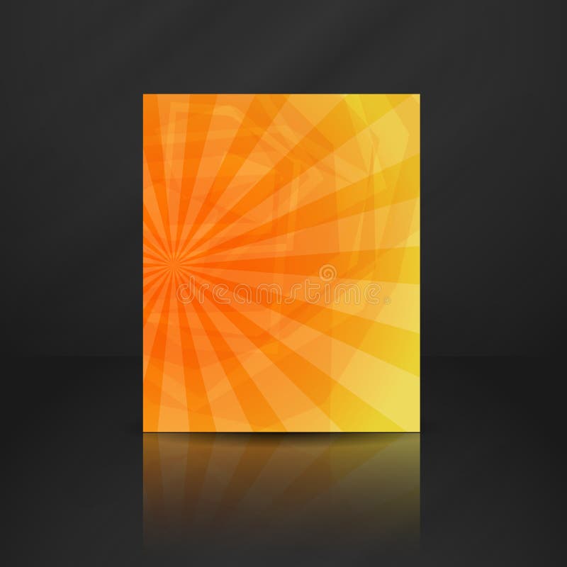 Bandera De La Naranja Del Verano. Ilustración del Vector - Ilustración ...