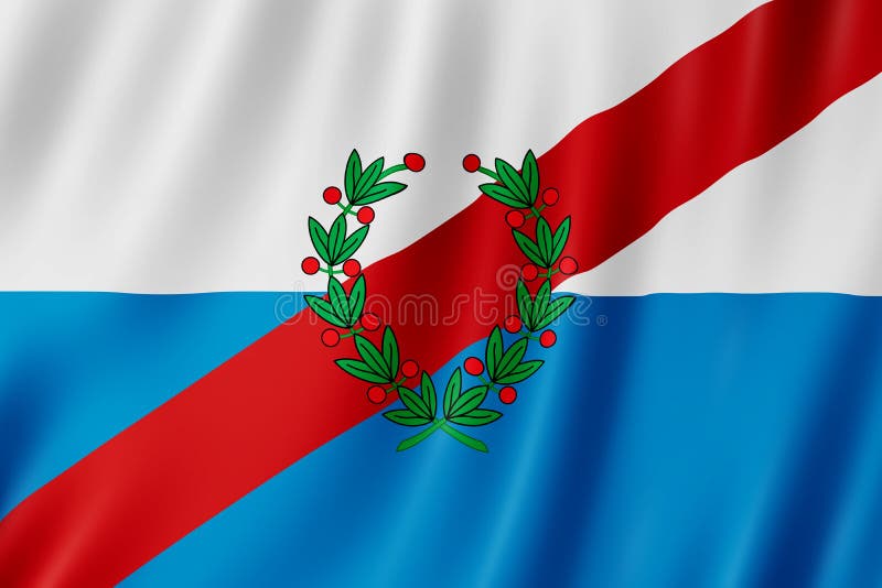 Bandera De La Provincia De La Rioja, La Argentina Stock de ilustración ...