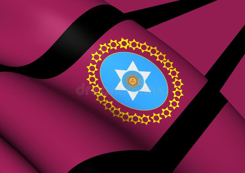 Bandera De La Provincia De Salta, La Argentina Stock de ilustración ...