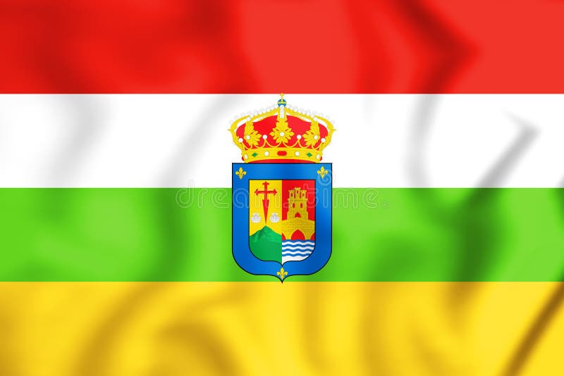 Bandera De La Rioja, España Stock de ilustración - Ilustración de tres ...