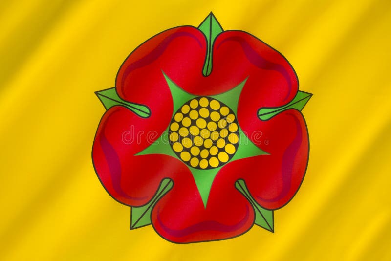 Bandera De Lancashire - Reino Unido Imagen de archivo - Imagen de ...