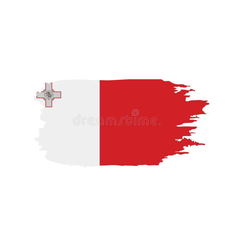 Bandera De Malta, Ejemplo Del Vector Stock de ilustración - Ilustración ...