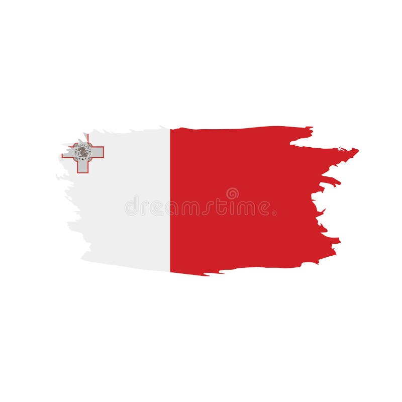 Bandera De Malta, Ejemplo Del Vector Stock de ilustración - Ilustración ...