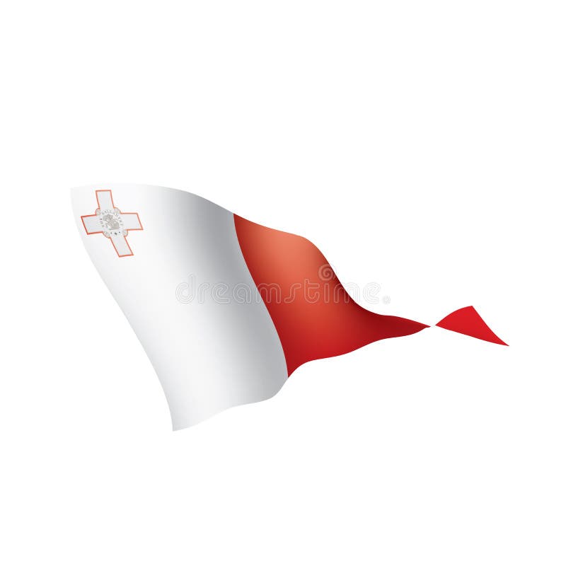Bandera De Malta, Ejemplo Del Vector Stock de ilustración - Ilustración ...