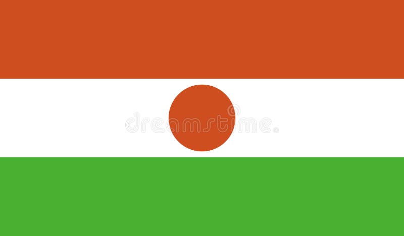 Bandera de niger stock de ilustración. Ilustración de ilustrador ...