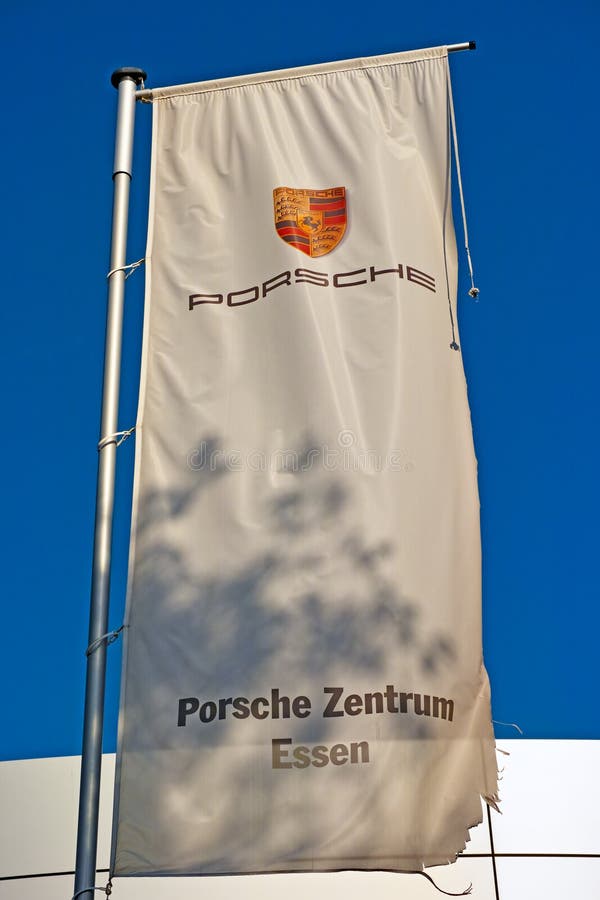 Bandera de Porsche imagen de archivo editorial. Imagen de azul - 63212464