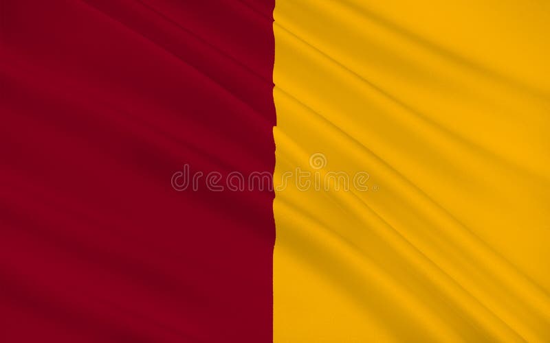 Bandera De Roma De Lazio, Italia Imagen de archivo - Imagen de gobierno ...