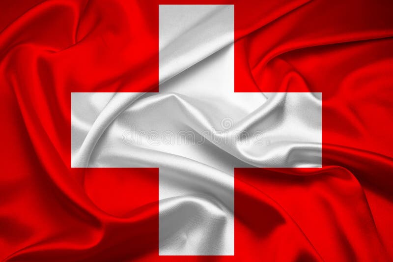 Bandera De Suiza Bandera Nacional De Suiza. Bandera De Tela De Suiza ...