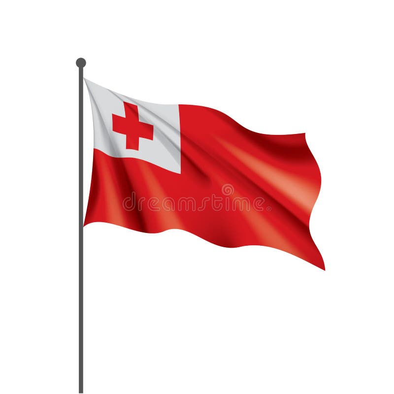 Bandera De Tonga, Ejemplo Del Vector Ilustración del Vector ...